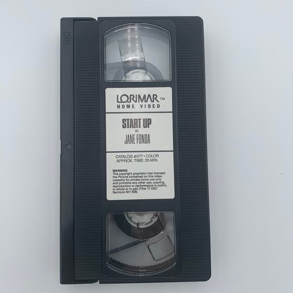 Lorimar Home Video | Media | Start Up With Jane Fonda Vhs 987 Aerobics Workout Exercise Vintage ...